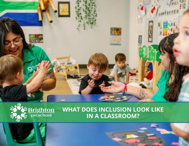 What Does Inclusion Look Like in a Preschool Classroom? - Brighton ...